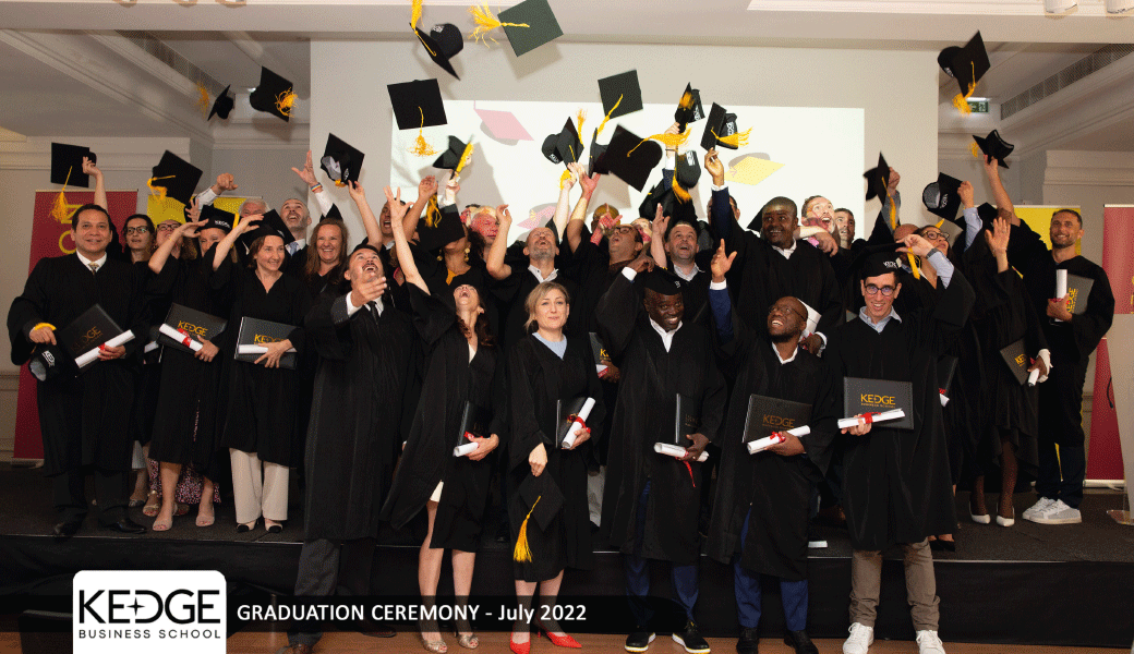 The 2022 KEDGE Global MBA graduation day took place last July 9th at ...
